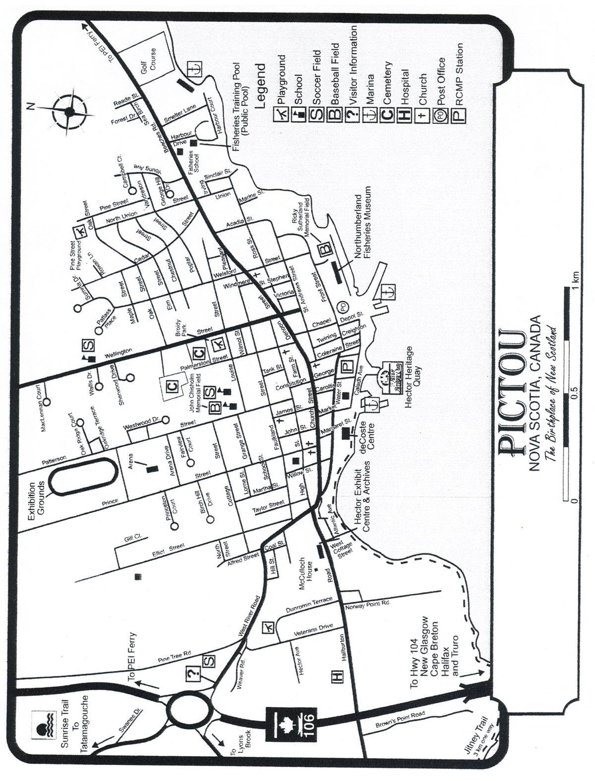 Map of Pictou